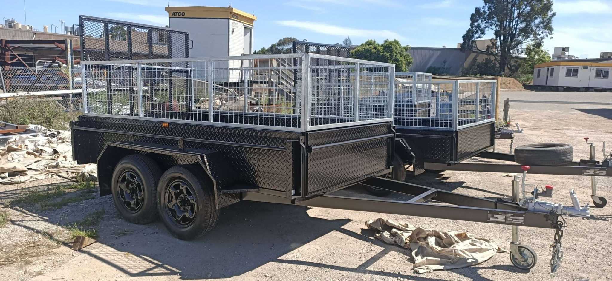 9×5 Galvanised Deluxe Heavy Duty Tandem Trailer with Ramp, - Best ...
